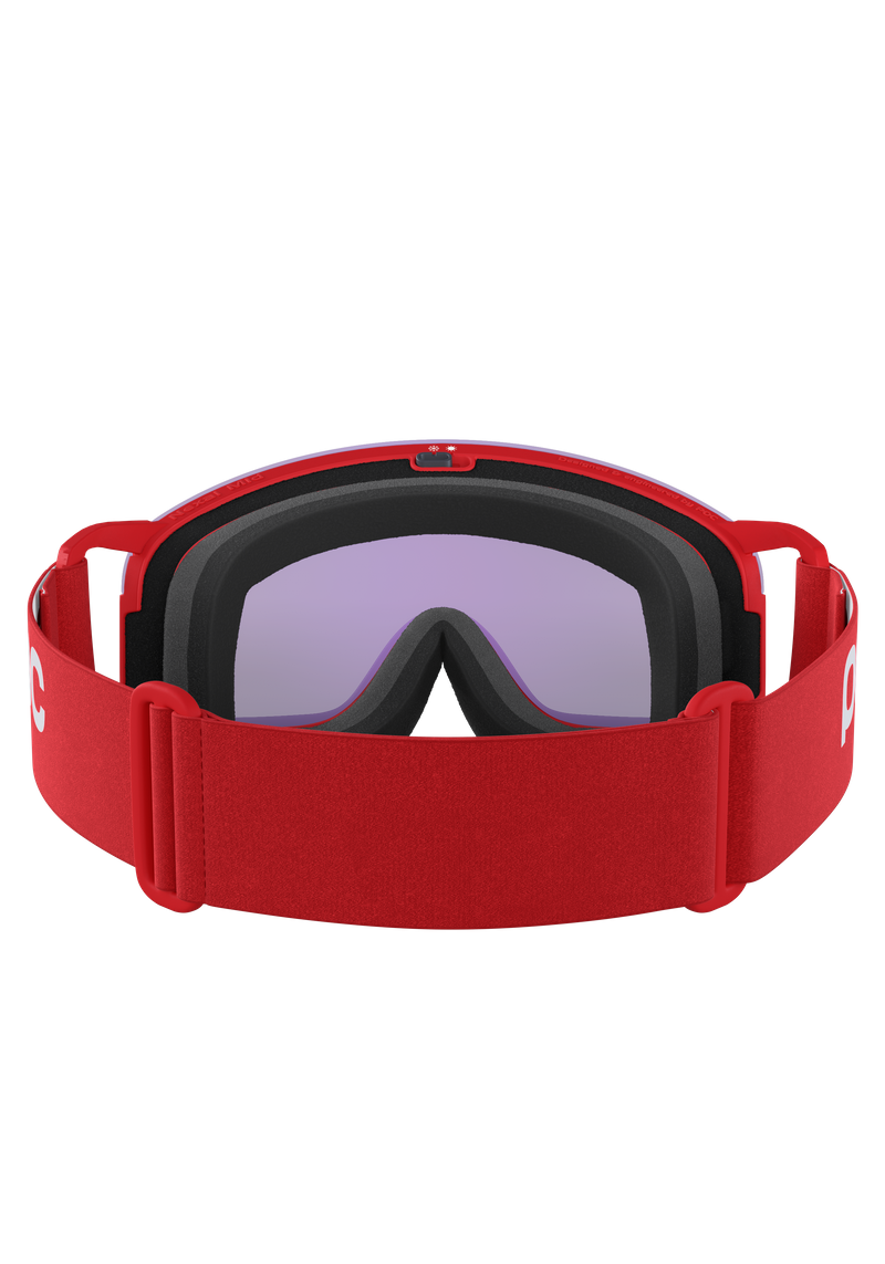 Nexal Mid Ski Goggles in Prismane Red | Ski Eyewear | POC (US)