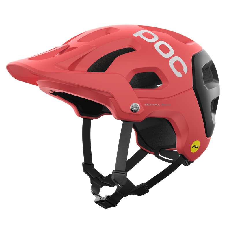 Tectal Race MIPS MTB Helmet in Ammolite Coral/Uranium Black Matt | POC (NZ)