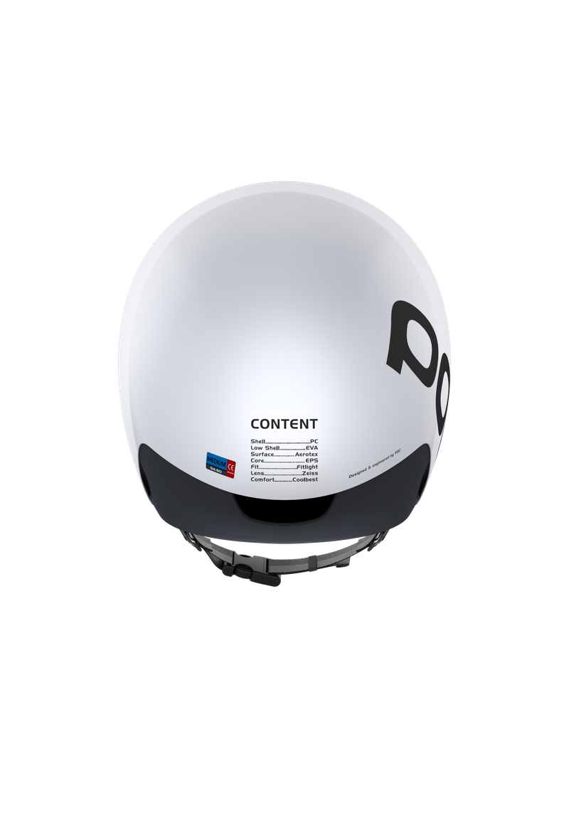 Cerebel Road Cycling Helmet in Hydrogen White | POC (Global EN)